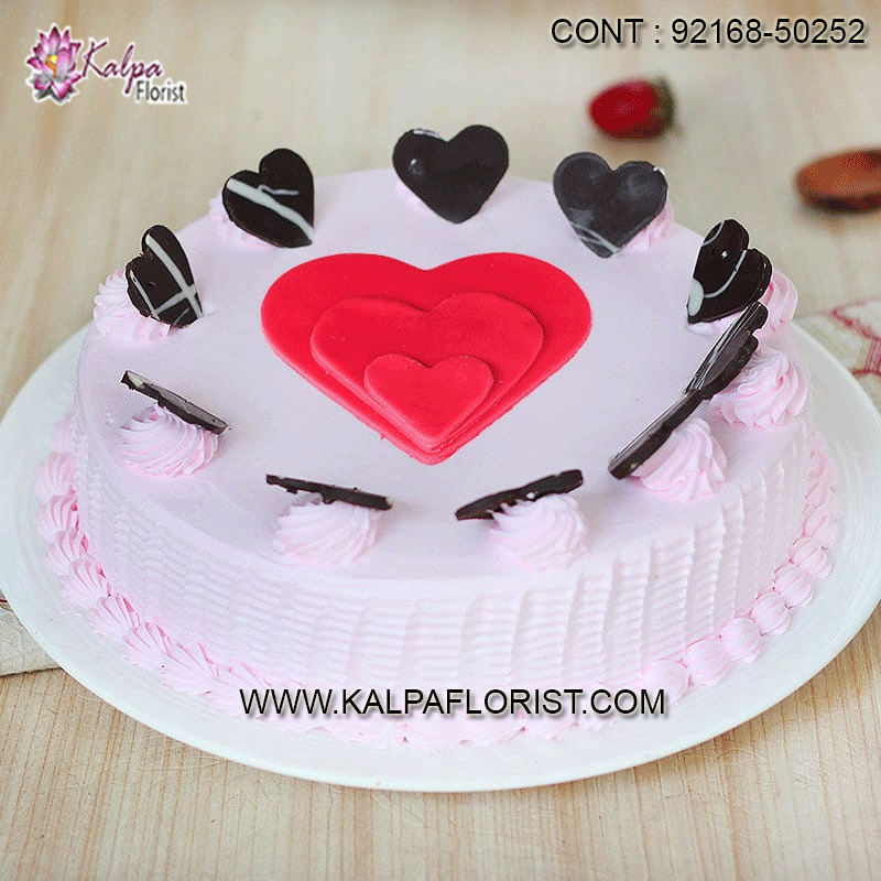 Valentine Cake Designs Kalpa Florist