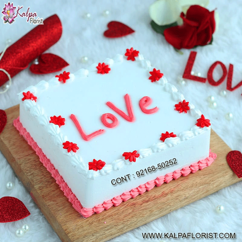 Valentines Day Cake Delivery Kalpa Florist