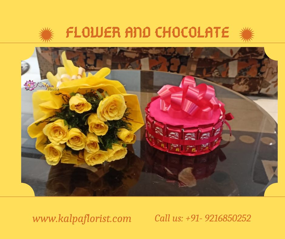 Sweet N Beautiful Flower And Chocolate Delivery Near Me Kalpa Florist